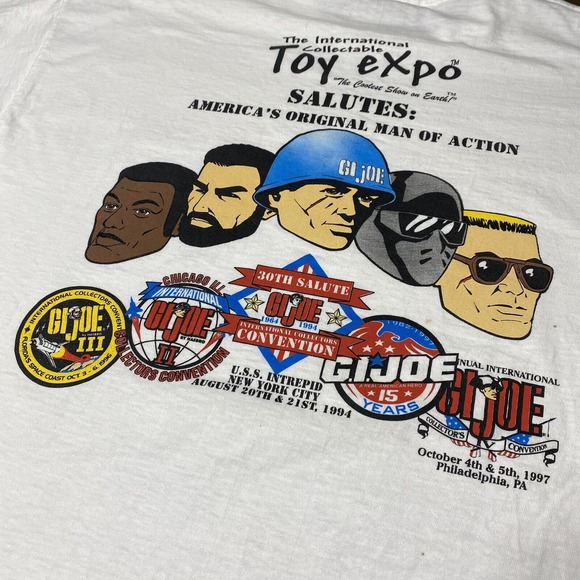 Shirts | Vintage 9s Gi Joe Shirt American Hero Xl Toy Expo Promo | Poshmark